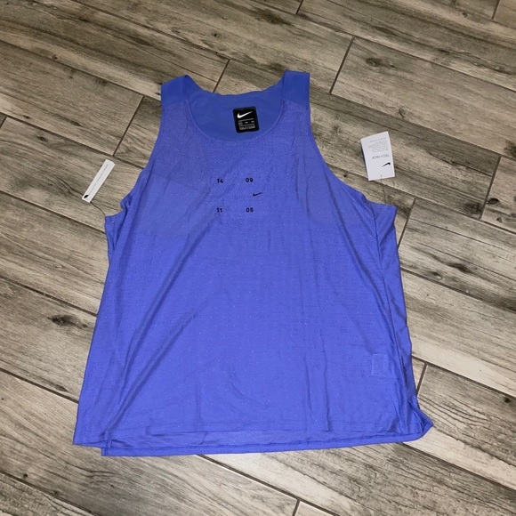 Nike | Shirts | Mens New Nike Tech Pack Running Singlet Blue Run | Poshmark